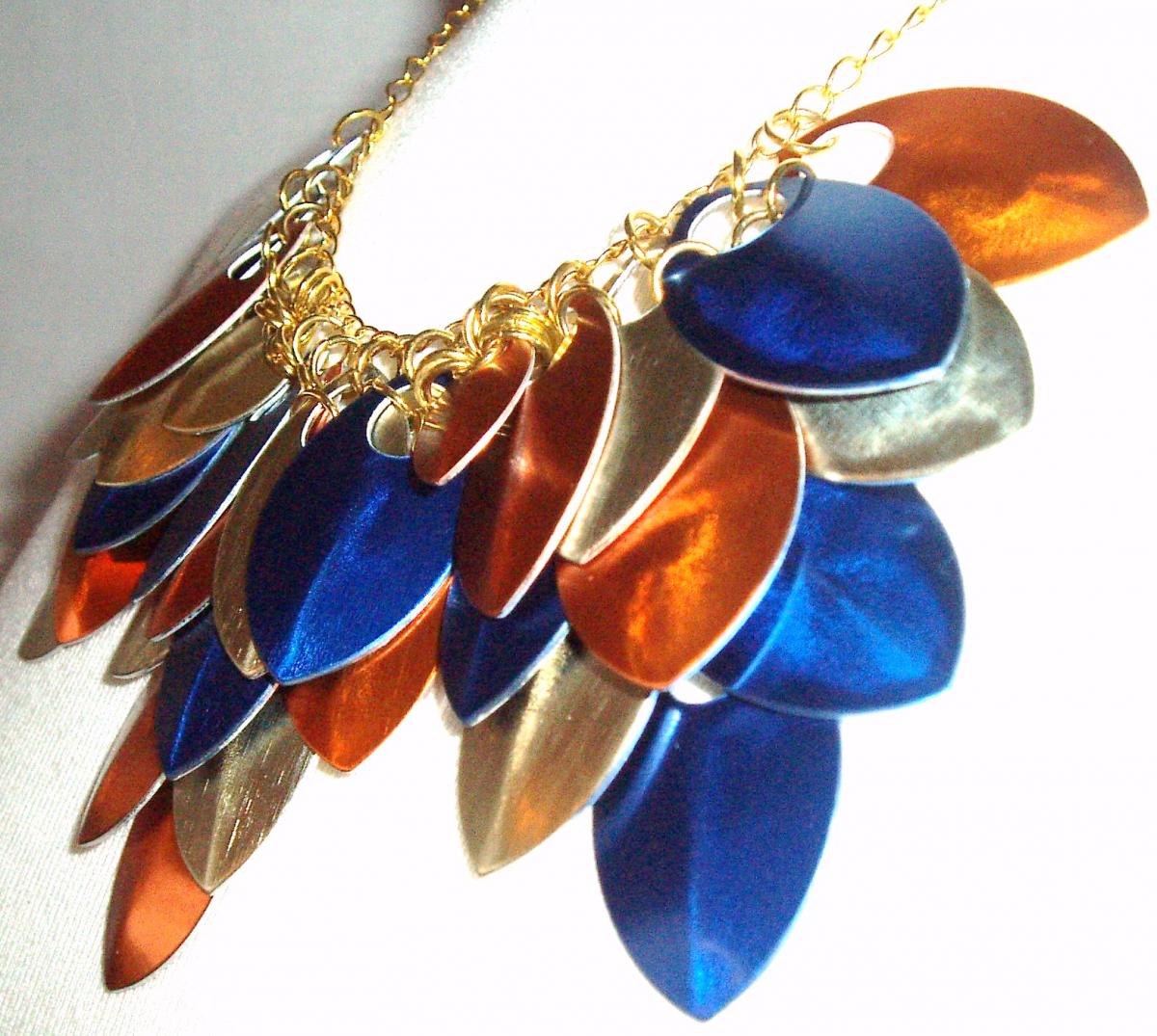 Scale Maille Necklace Handmade Jewelry Gift Idea on Luulla