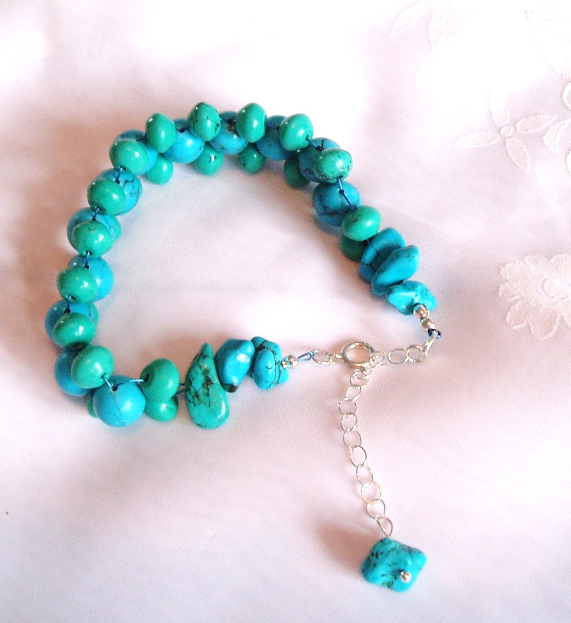 Turquoise Bracelet Gemstone Handmade Jewelry on Luulla
